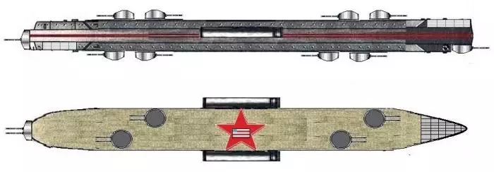 Jirgin ruwa na Nachchardness M-4 - TU-160