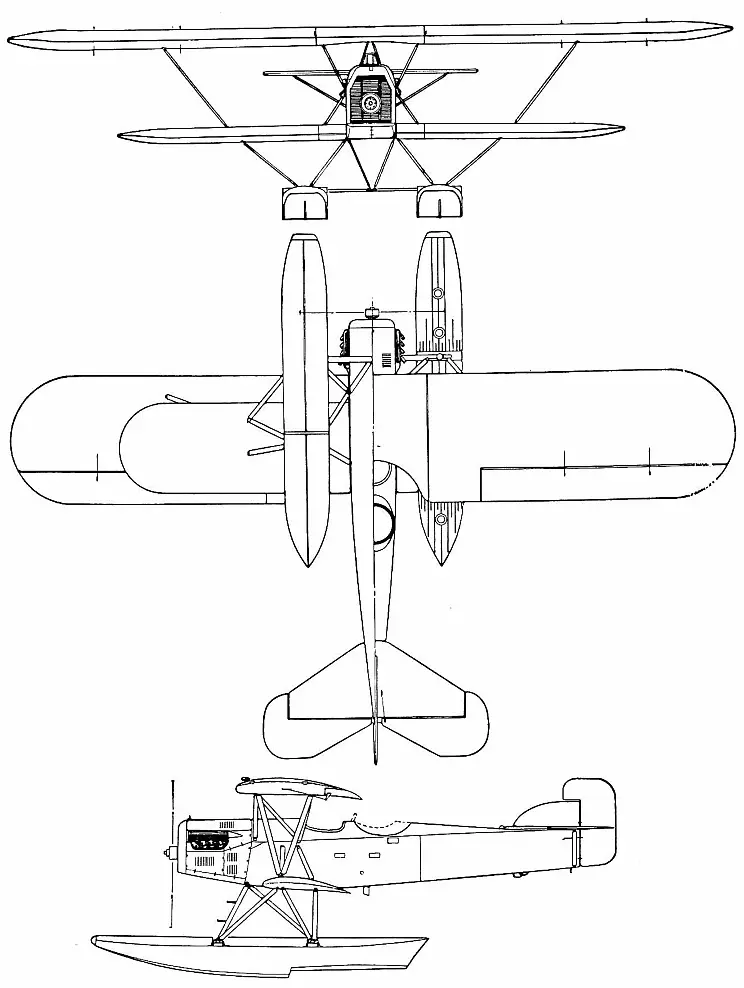 Nauwe scheepsverkenning Nakajima Type 15 (E2N)