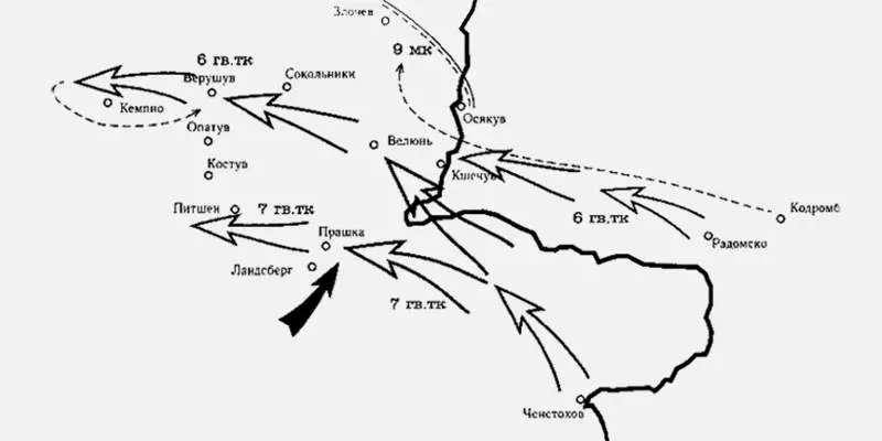 Kursus permusuhan 18-20 Januari 1945