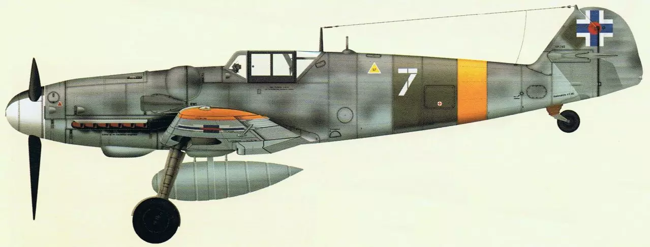 Fangede krigere Messerschmitt Me 109. Del 34