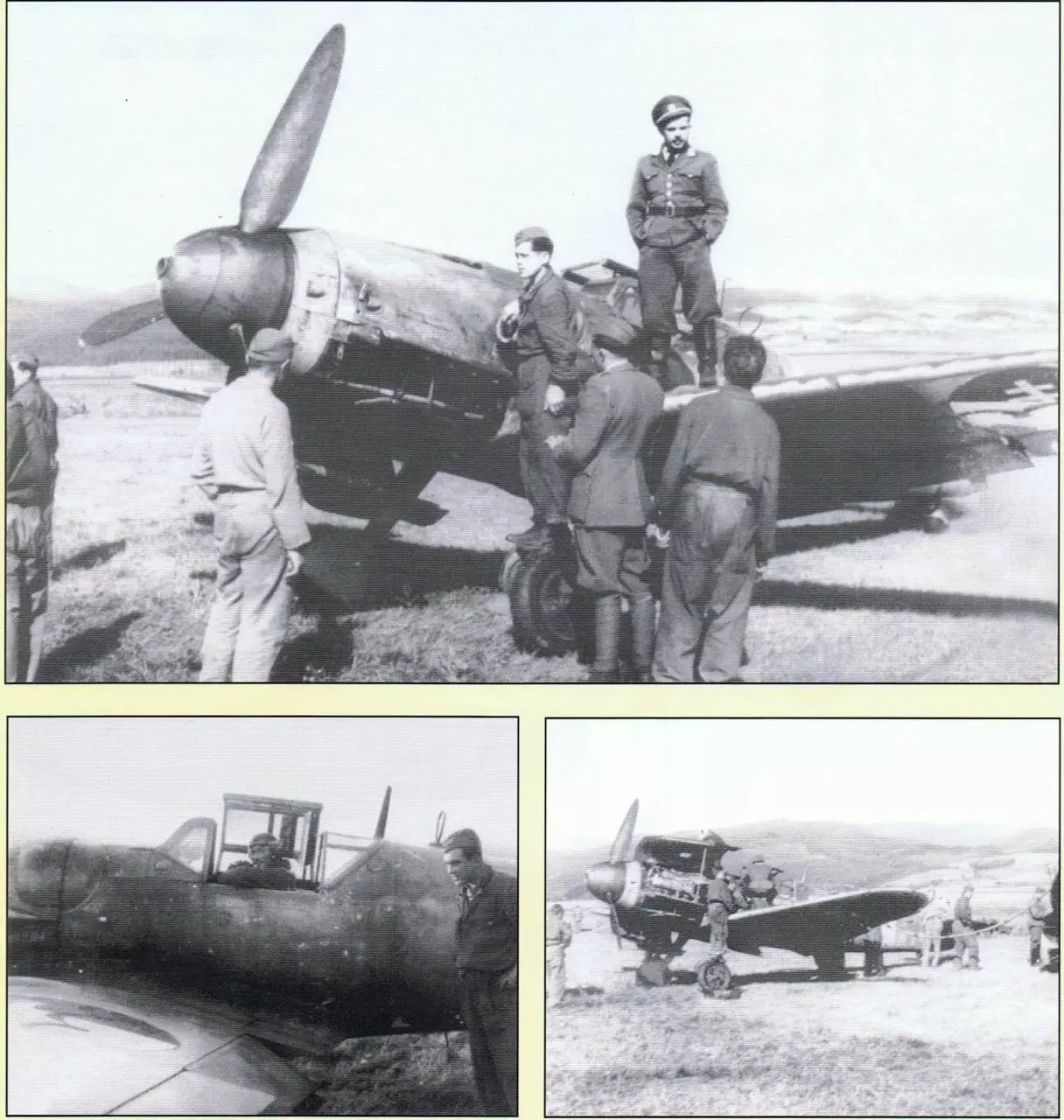 Nakunan ng mga mandirigma na si Messerschmitt Me 109. Bahagi 34