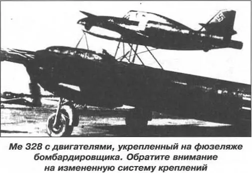 Sperta batalanto Messerschmitt Me 328. Germanio