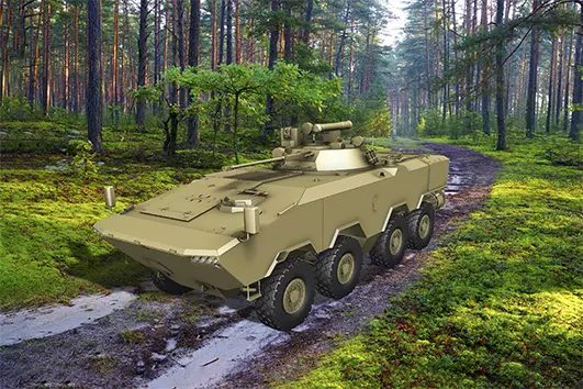 In Bielorussia, Mzt ha sviluppato un nuovo supporto per il personale corazzato BTR-V2