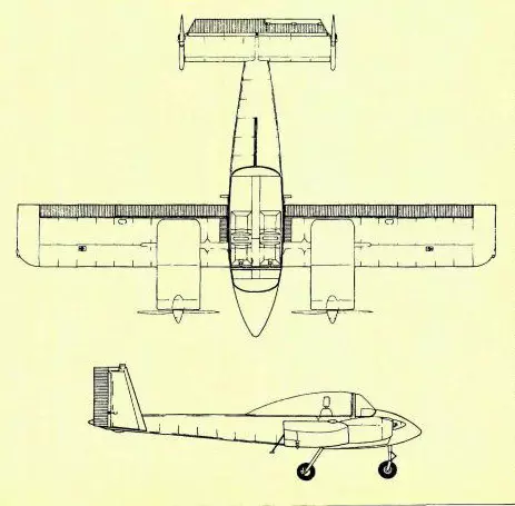 Ez da aireratu. Britten SA-1 Sheriff hegazkin arina. Erresuma Batua