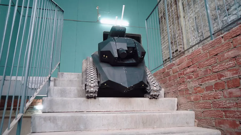 Robot patroli Rusia anyar