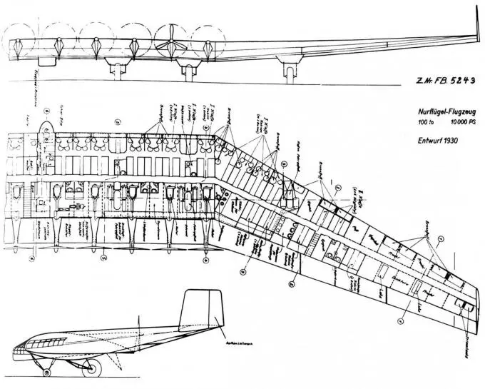 Projek pesawat sayap terbang 100 tan Junkers