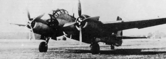 Visokogorski bombnik in izvidniški daljnogled Junkers Ju 388. Nemčija 1. del