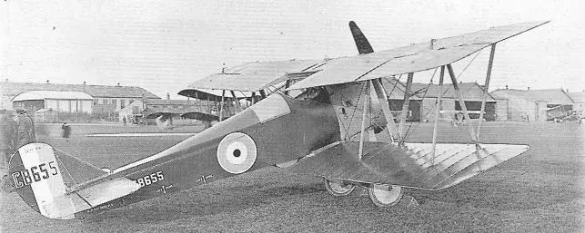 Дасведчаны знішчальнік Boulton-Paul P.3 Bobolink. Велікабрытанія