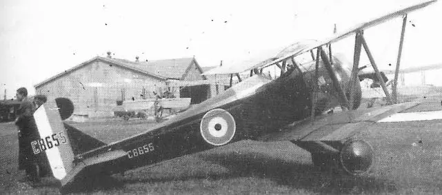 Naranasan ang manlalaban Boulton-Paul P.3 Bobolink. United Kingdom