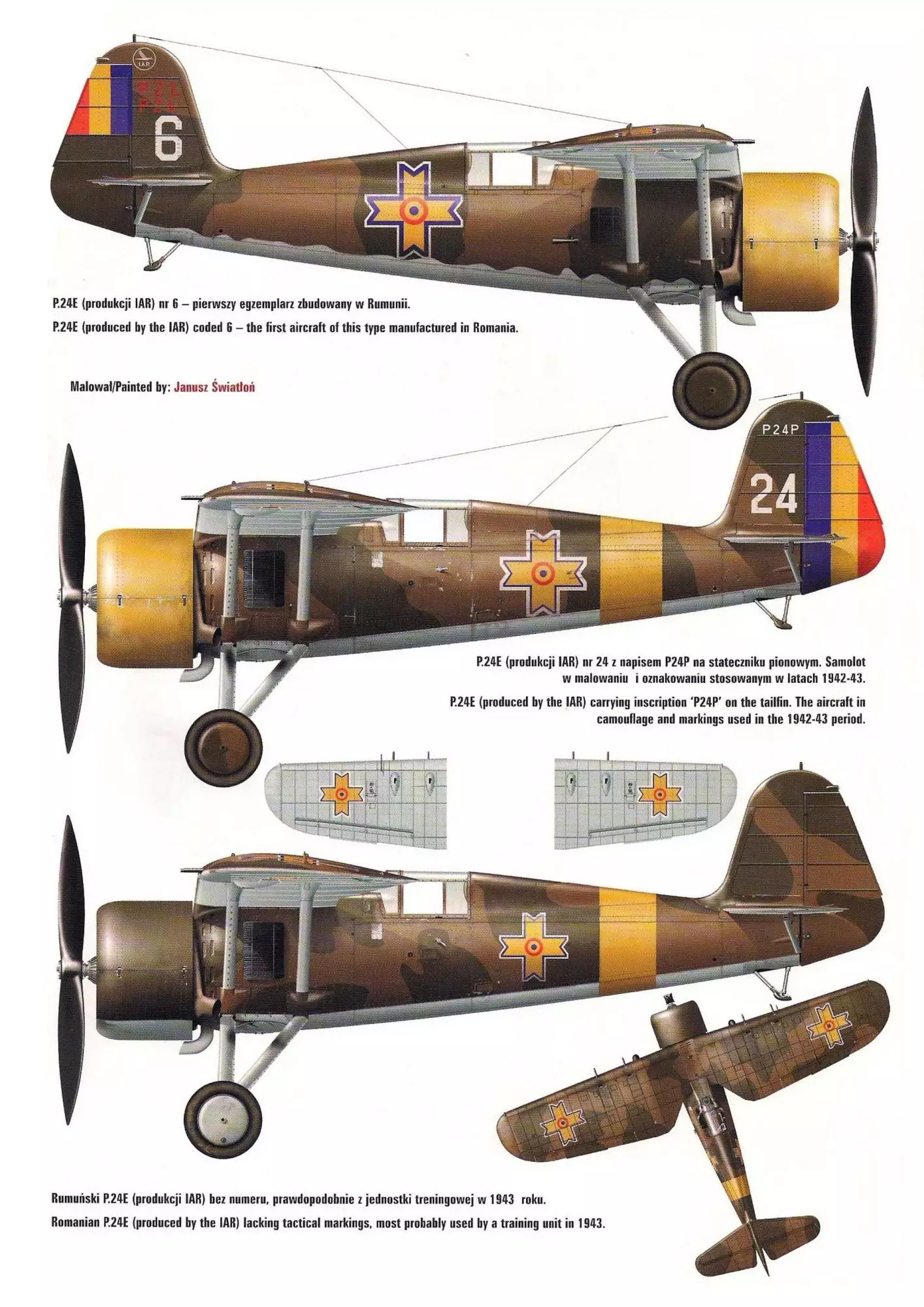 Branitelj neba Helade. Borac PZL P-24 Preuzimanje