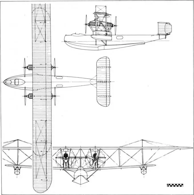 Ervare langafstand vlieënde bote Fairey N.4 Atalanta en Titania. Verenigde Koninkryk