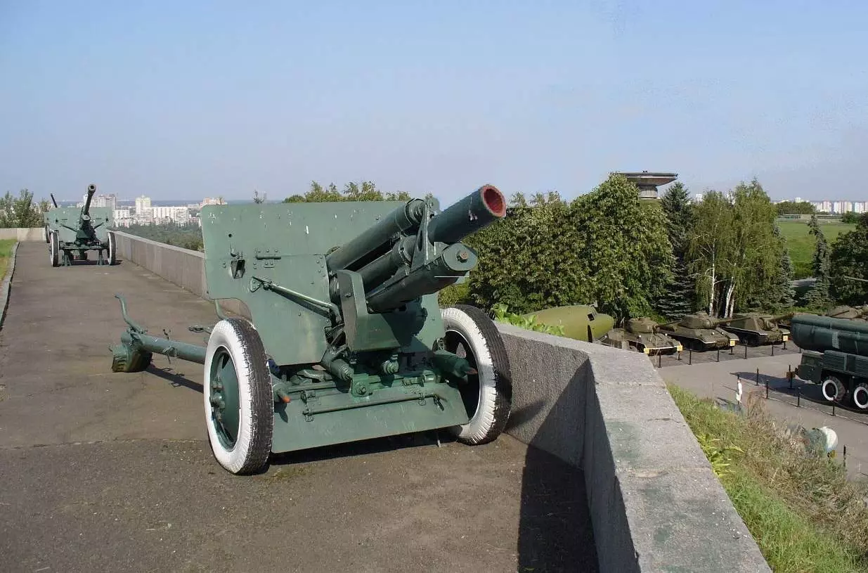 Sovjetunionen. År 40. Alternativ forberedelse til krig. Towed artillery.