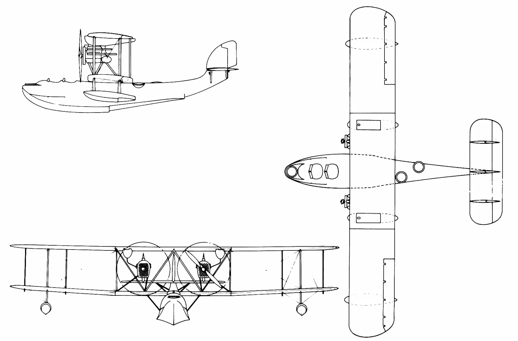 Flugboot Hiro H2H1. Japan