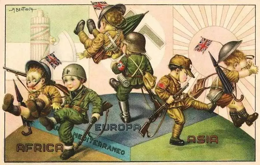Propaganda Italia atau tangkai untuk Kerajaan Inggris