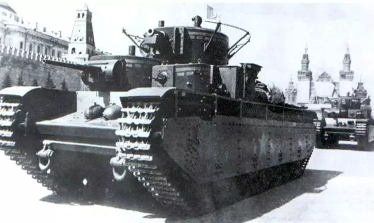 Modernizācija T-35a. 1. variants