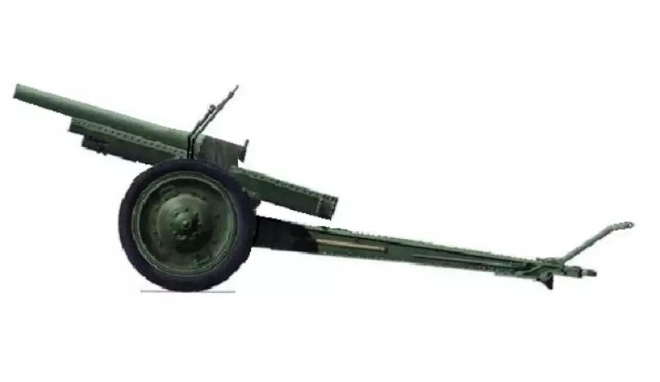 Vad kan vara 106,7 mm sovjetisk gaubit av andra världskriget