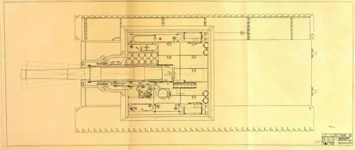 Reba kuva hejuru. Nubwo ugereranije na KV-7, umubare w'ishami ry'ikigo w'Imirwano wariyongereye, ku bantu 6 imodoka ifunganye