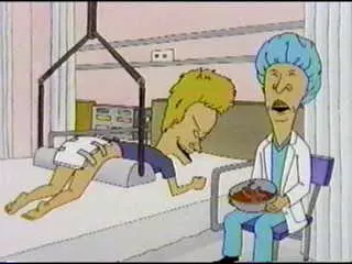 Kwibira cyane. (Beavis na Butthead barimo kubaka Repubulika ya Atalantika.)