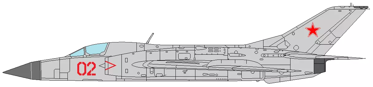 Иза одсуства маркираног папира је написано једноставно. Алтернативне борбе против палубе-пресретачи МИГ-19К2 и МИГ-19К3. СССР