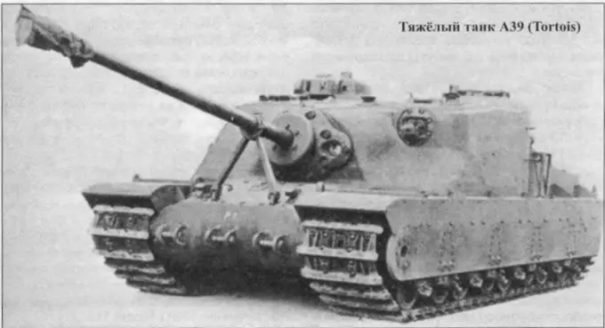 Ağır hücum tankı A-39 Tısbağa. Birləşmiş Krallıq