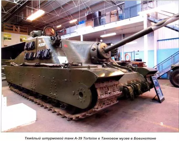 Nehéz rohamtank A-39 Tortoise. Egyesült Királyság