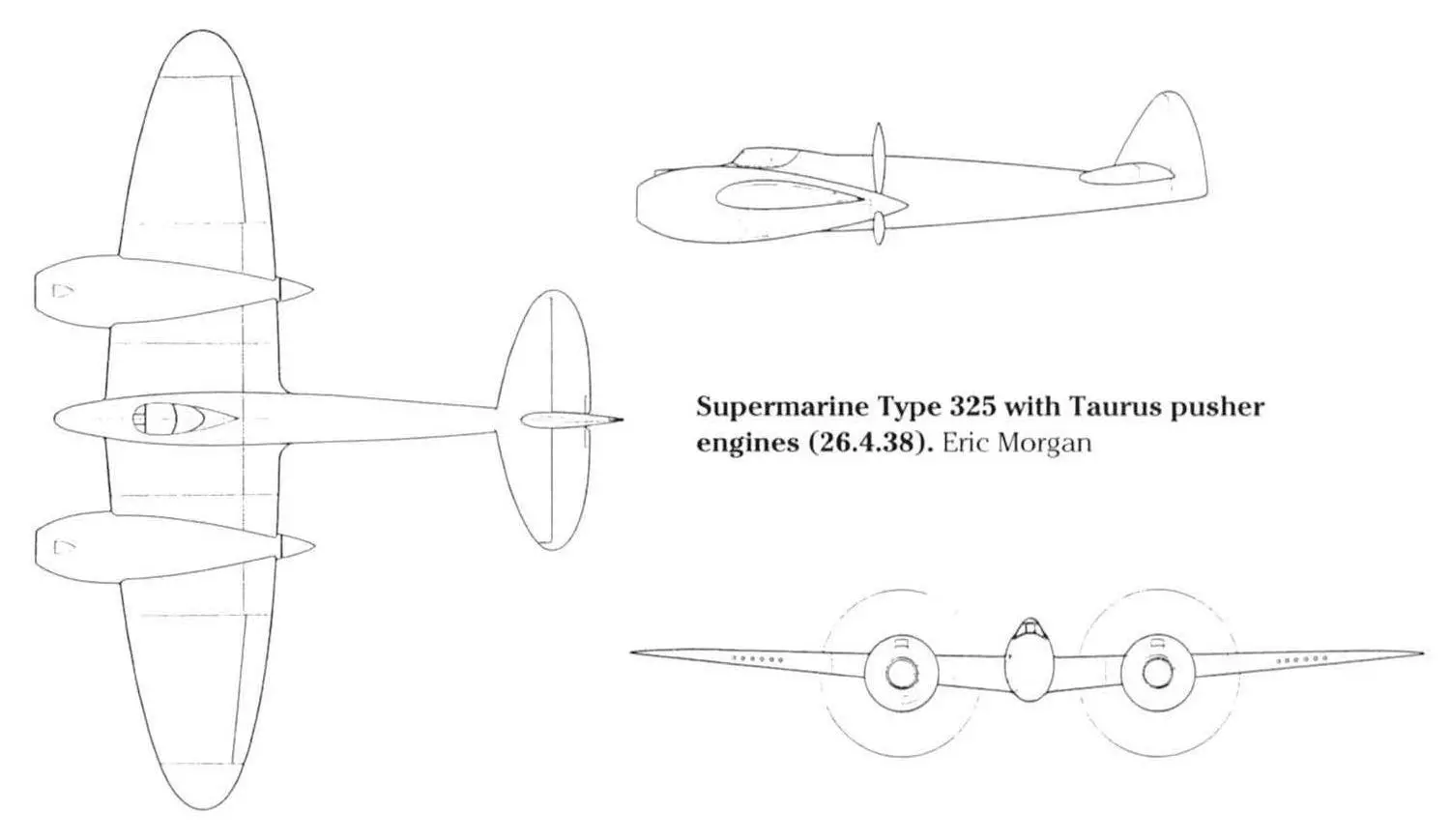 Supermarine 325 heavy fighter project.UK