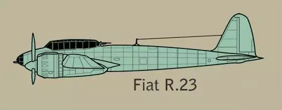 FIAT R.23 akụkụ akụkụ