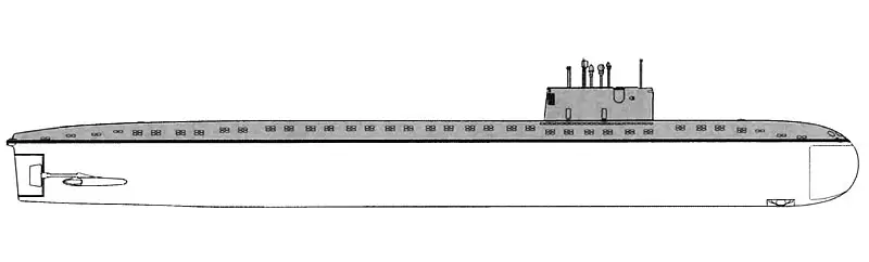 Ponorka jaderné dopravy projektu 664. SSSR