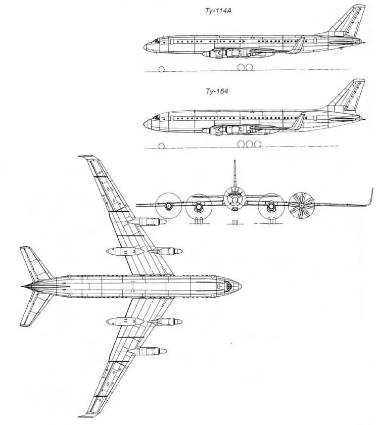 Ajruplan alternattiv Tu-114 A / M. DINJA Pavel Dmitriev