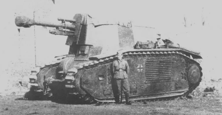 Ki sa ki te nan Wehrmacht la ak sa ki pa t 'nan Lame Wouj la (tank kaptire)