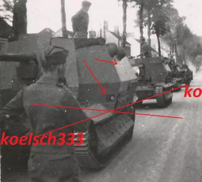 Ki sa ki te nan Wehrmacht la ak sa ki pa t 'nan Lame Wouj la (tank kaptire)