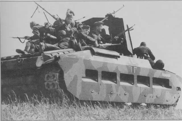 Ki sa ki te nan Wehrmacht la ak sa ki pa t 'nan Lame Wouj la (tank kaptire)