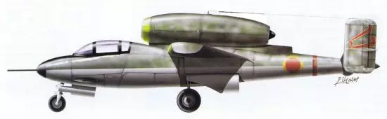 Proyék bajoang Tachikawa Ki-162. Jepang