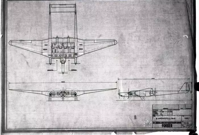 Linatla tsa Madache. Fokker Ontwerp 160, Ontwerp 180, Ontwerp 210