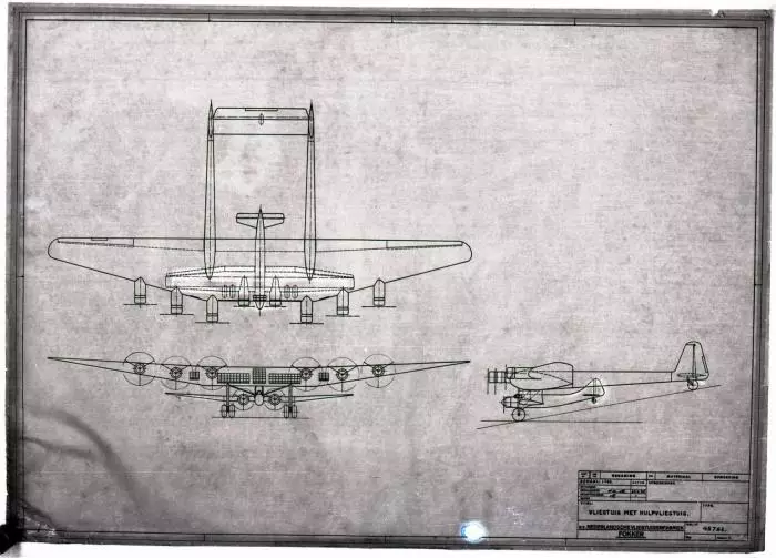 Zimphona zachi Dutch. Fokker Ontwerp 160, Ontwerp 180, Ontwerp 210