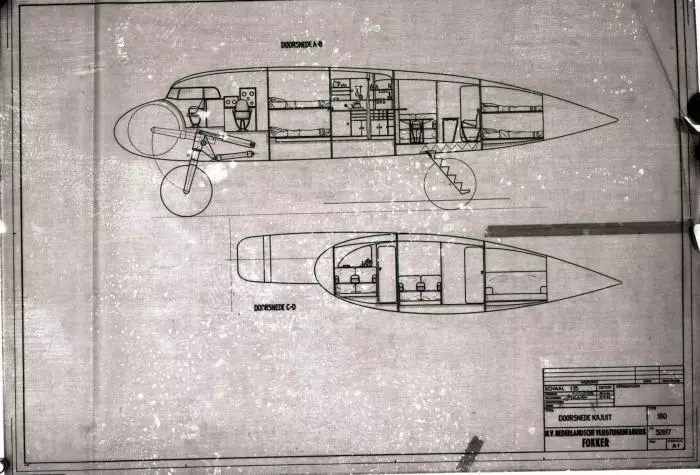 Linatla tsa Madache. Fokker Ontwerp 160, Ontwerp 180, Ontwerp 210