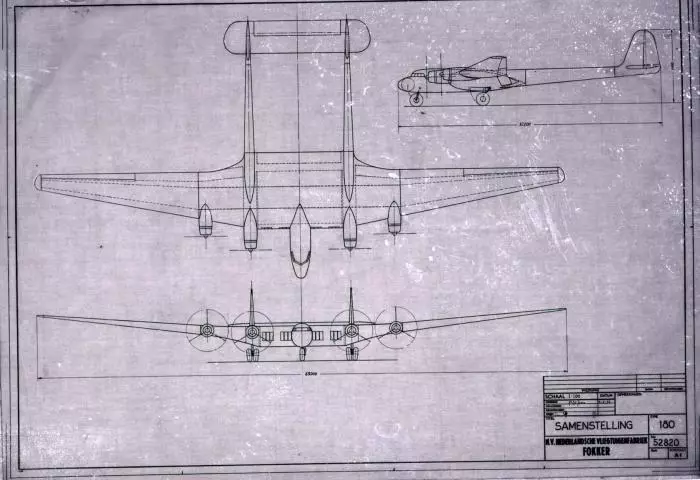 Linatla tsa Madache. Fokker Ontwerp 160, Ontwerp 180, Ontwerp 210