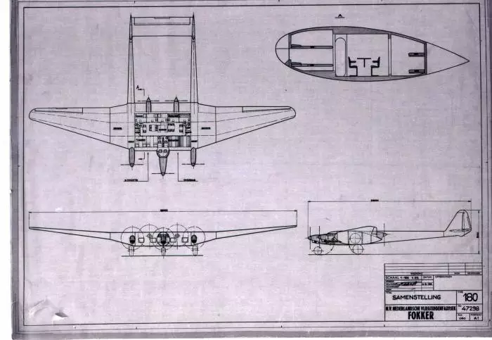 Ibihangange byo mu Buholandi. Fokker Ontwerp 160, Ontwerp 180, Ontwerp 210