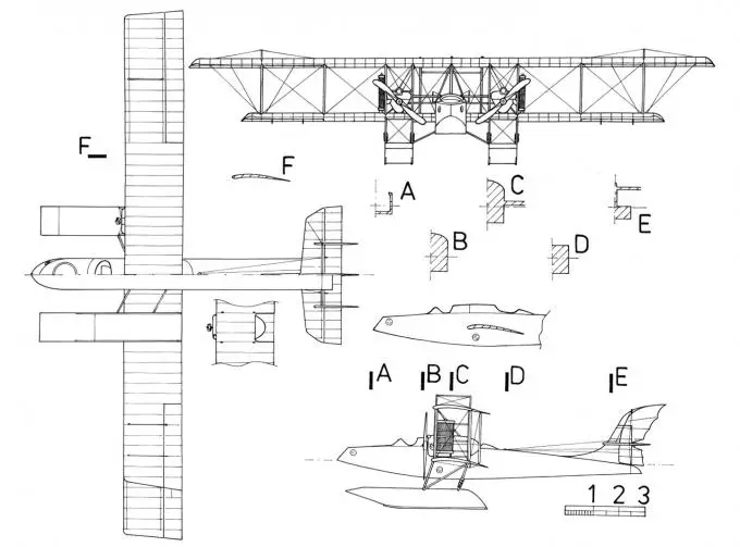 Pengebom torpedo pesawat laut Borel-Odier B.O. 2 (B.O.T). Perancis