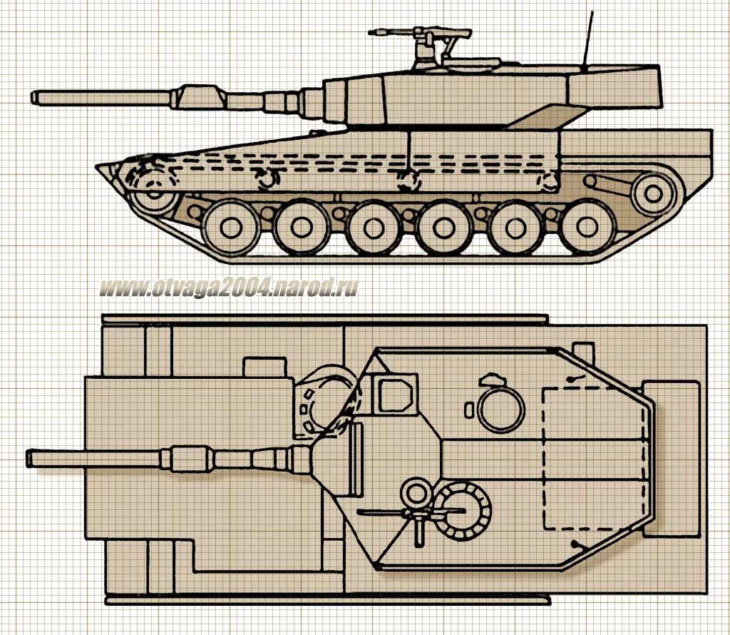 NKPz haad slach tank projekt. Switserlân