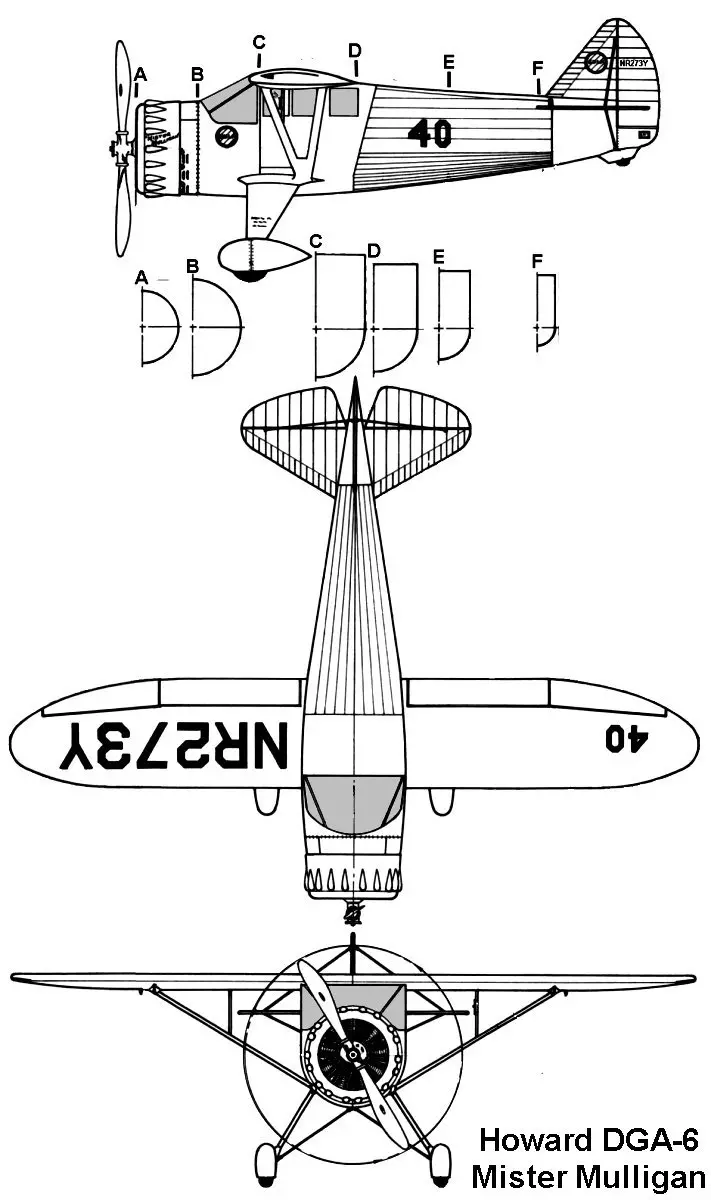 Závodní letadlo Howard DGA-6