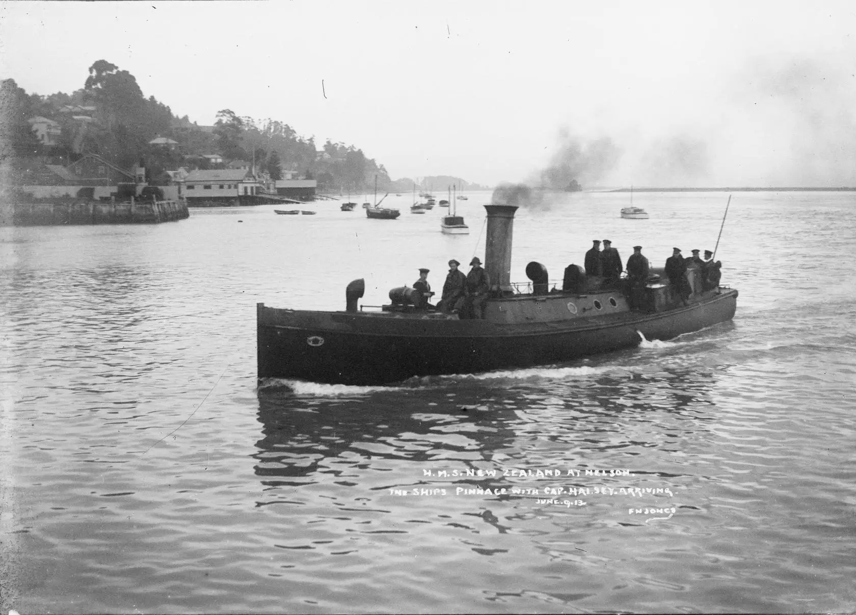 Візіт лінейнага крэйсера HMS New Zealand у Новую Зеландыю.