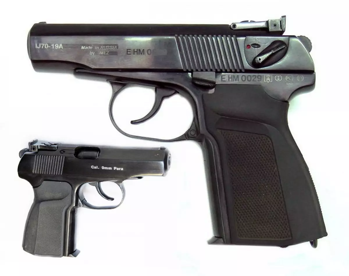 9 × 19 mm-es pisztoly IL-70-19a. Goskatalog.ru.