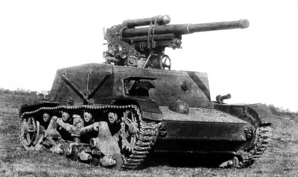 Tankomir 26-27-28 (diel 3.2) De earste medium artillerytanks en selsridende gewearen