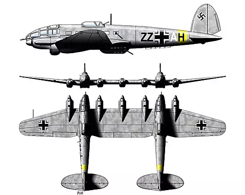 Prosjektet med et dobbelt Tu-4-bombefly av ingeniørene Ruther og Martynenko.