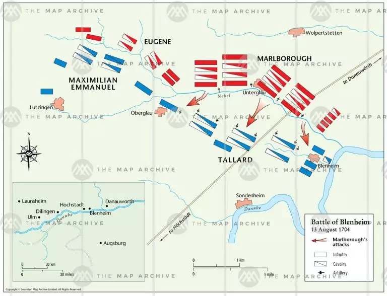 Pla de Blenheim Battle