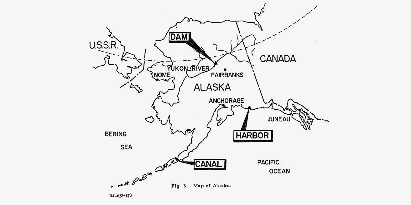 Construción posterior con cabezas nucleares en Alaska
