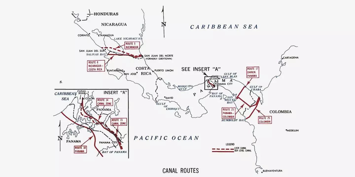 Iespējamās vietas Pan-Atomic kanālu izveidei