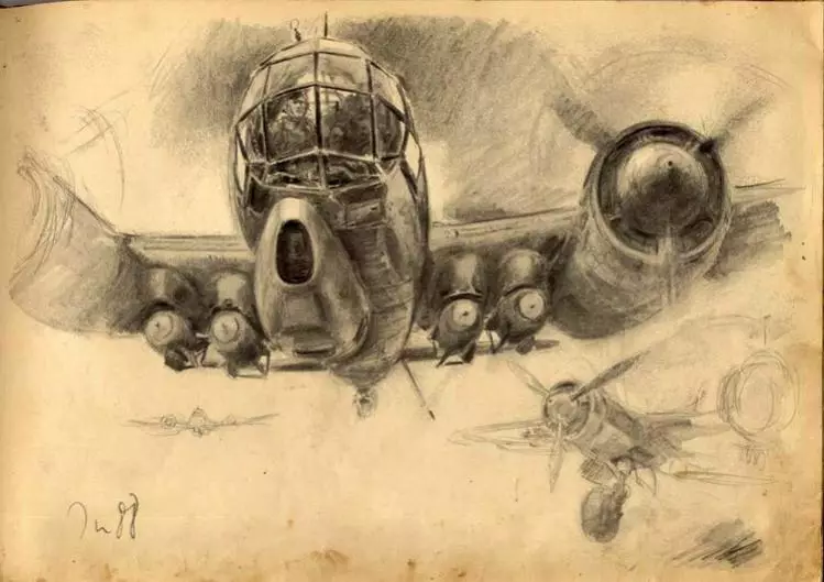 Üçüncü Reich'ın savaş resmi. Hans Liska