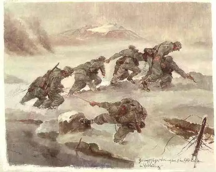 Trešā reiha kara glezna. Hanss Liska